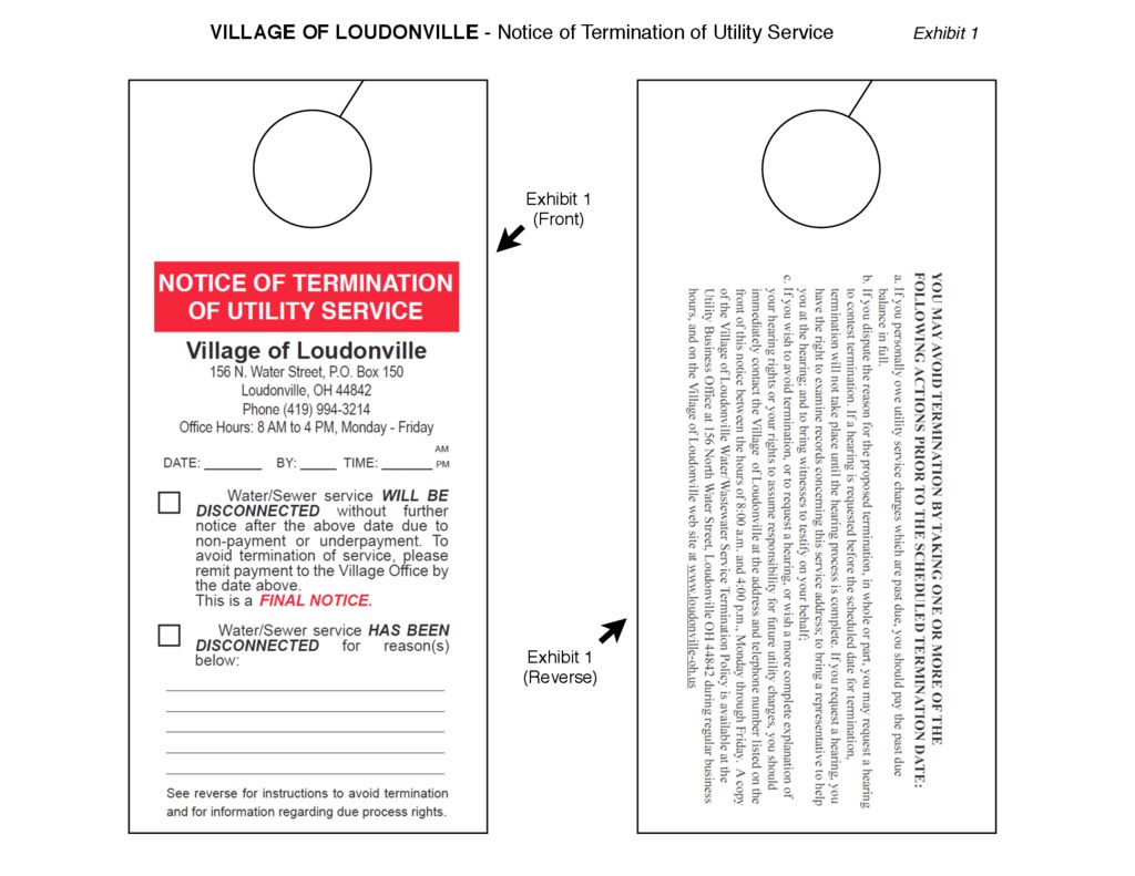 Water/Wastewater - Village of Loudonville